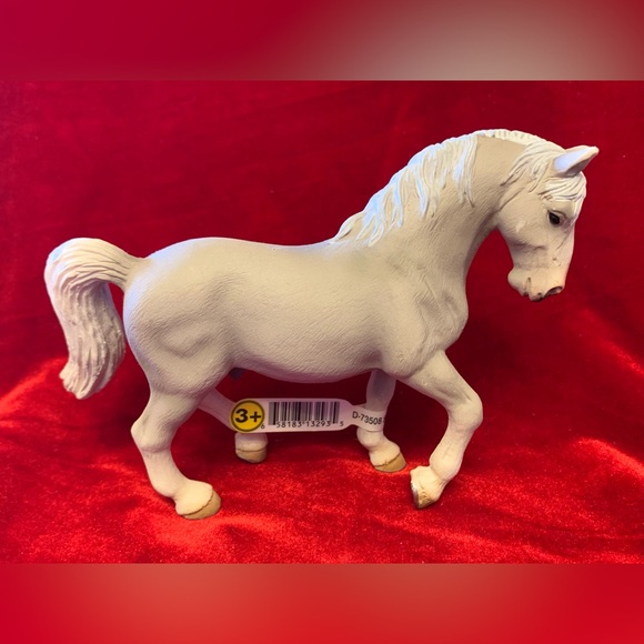 schleich | Toys | Schleich Gray And White Horse Figurine | Poshmark